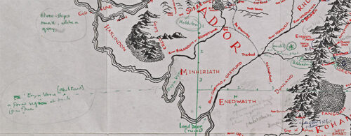 Bodliean Libraries (Oxford) Acquires Rare Map of Middle-Earth Annotated ...