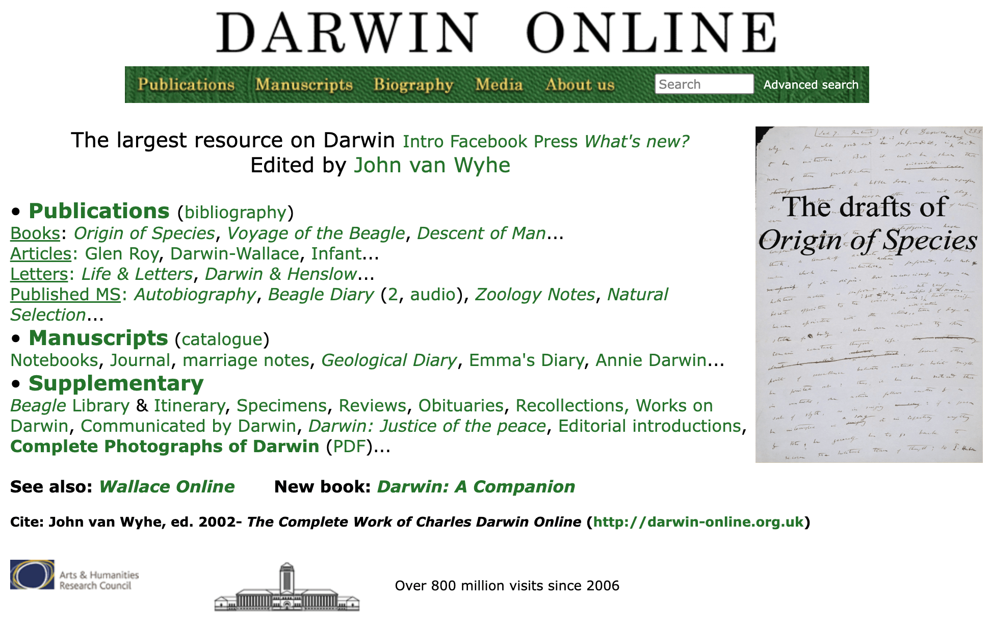 Report: "Contents of Charles Darwin's Entire Personal Library Revealed ...